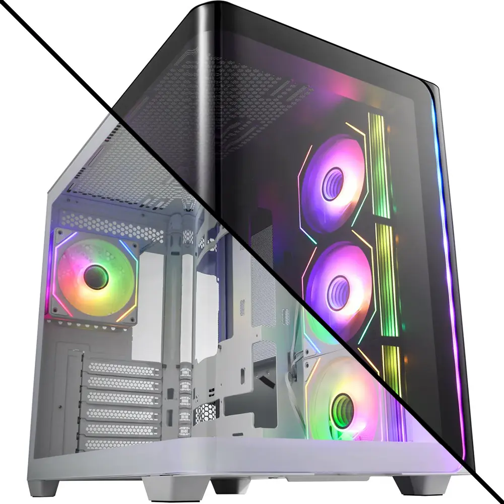 FSP M580 Tempered Glass ATX Mid Tower Gaming Case | Electron tech